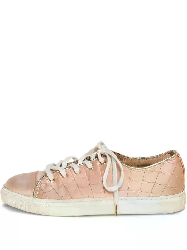 CHARLOTTE OLYMPIA Web-pattern Satin Sneakers