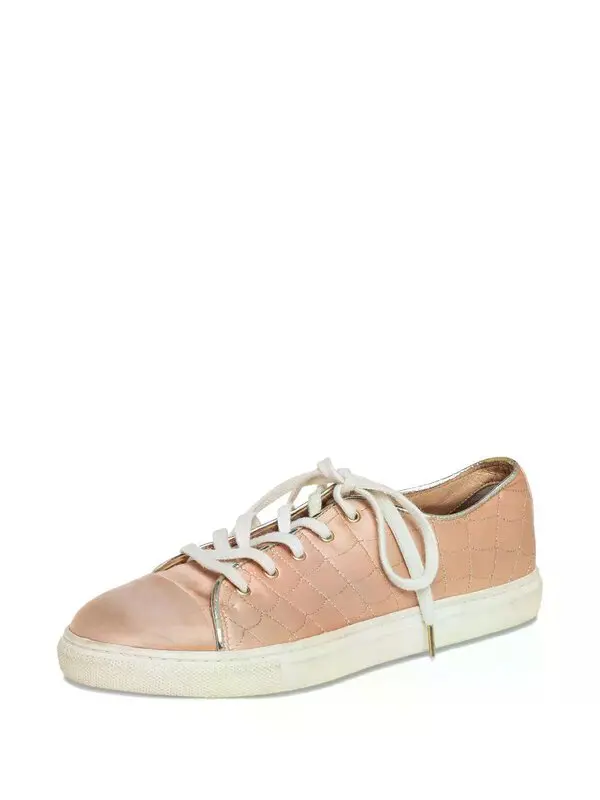 CHARLOTTE OLYMPIA Web-pattern Satin Sneakers