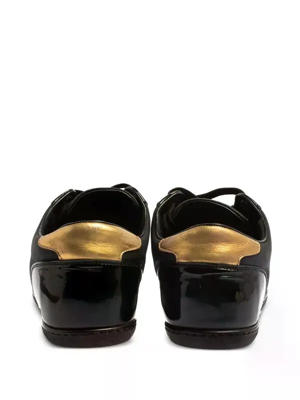 LOUIS VUITTON Leather Lace-up Sneakers