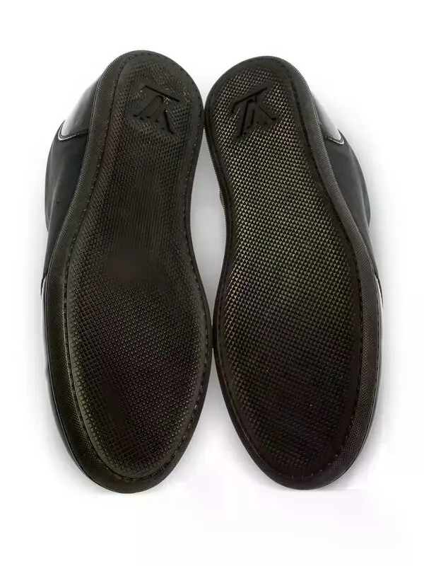 LOUIS VUITTON Leather Lace-up Sneakers