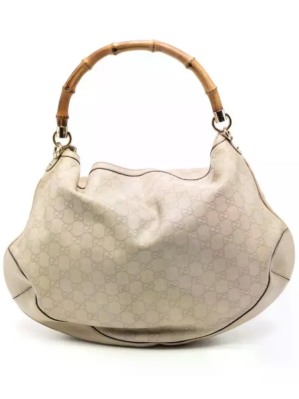 Gucci Bamboo-handle Gg Handbag