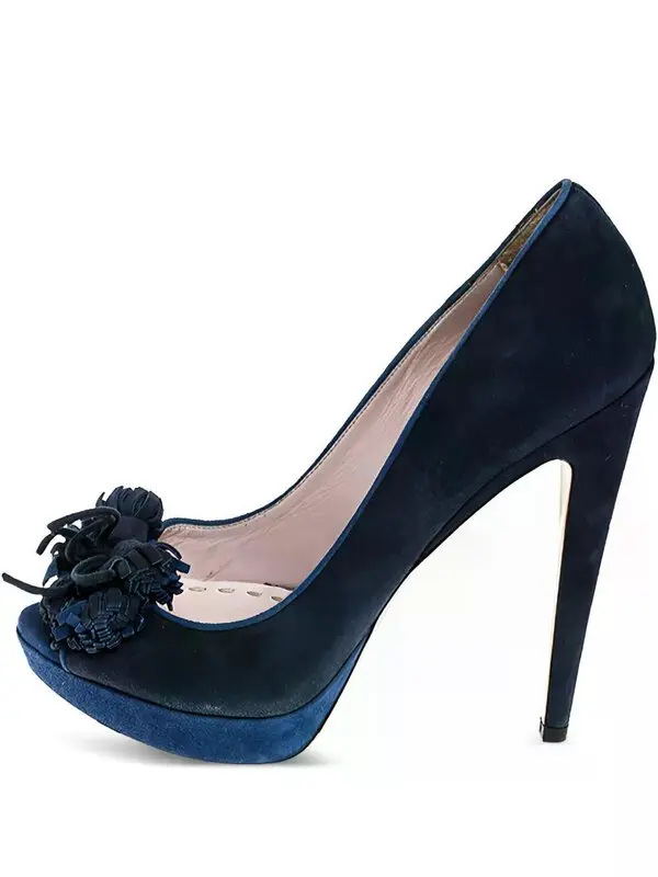 Miu Miu 2023 135mm Tassel Platform Pumps
