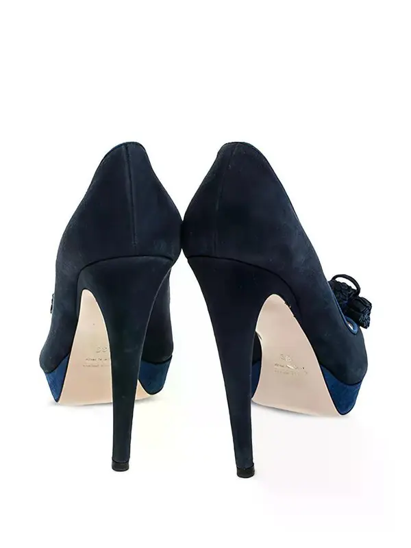 Miu Miu 2023 135mm Tassel Platform Pumps