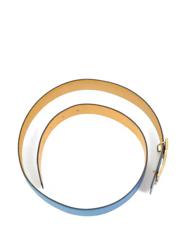 Hermès 1996 Constance Bicolor Belt - Blue