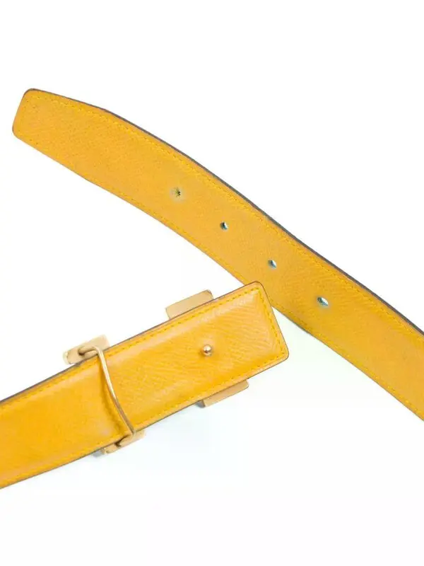 Hermès 1996 Constance Bicolor Belt - Blue