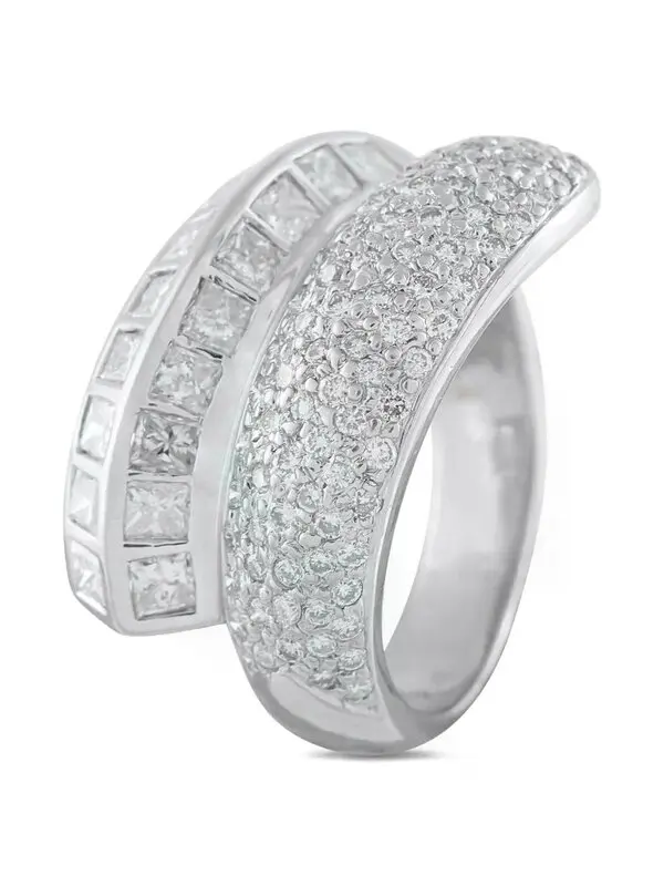 LB EXCLUSIVE 18k White Gold Diamond Ring