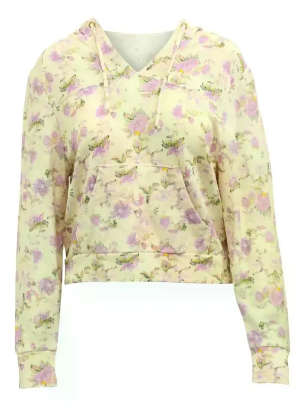LoveShackFancy Floral-print Drawstring Hoodie