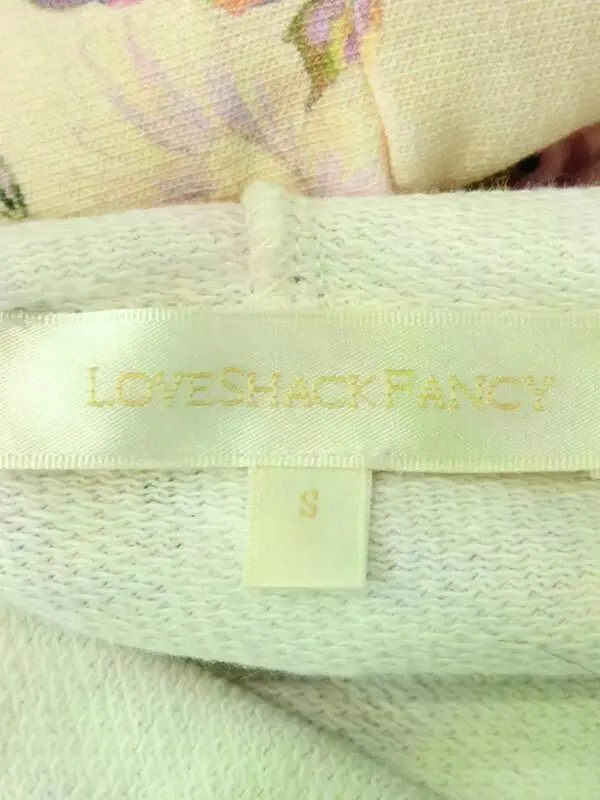 LoveShackFancy Floral-print Drawstring Hoodie