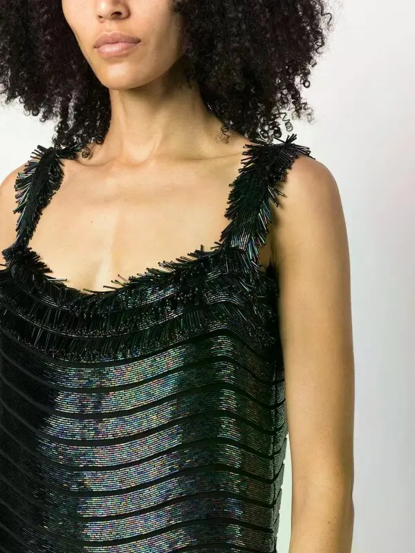 Gucci 2010s Bead-embroidered Top