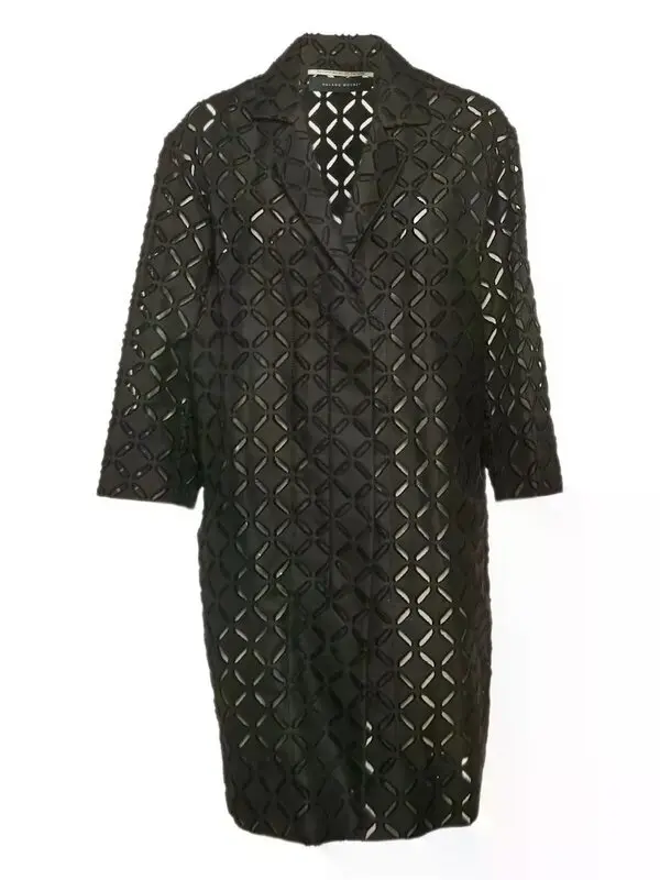 Roland Mouret Eyelet Pattern Coat