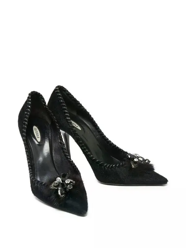LE SILLA 100mm Crystal-embellished Pumps