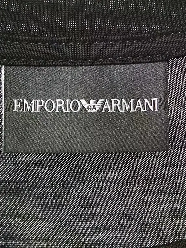Emporio Armani Eagle Logo-print T-shirt - Black