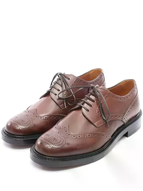 Dior Perforated Leather Lace-up Shoes
