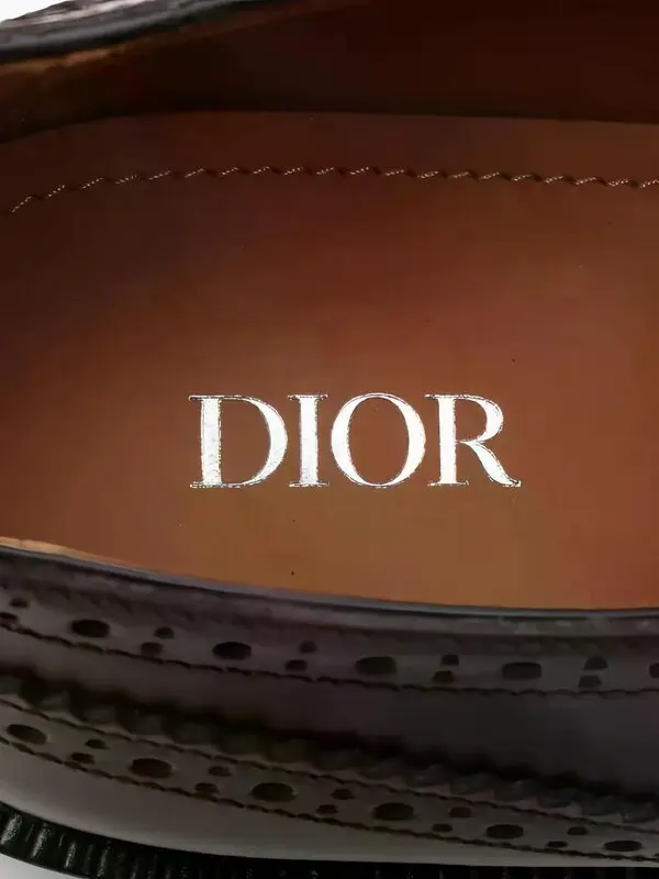 Dior Perforated Leather Lace-up Shoes