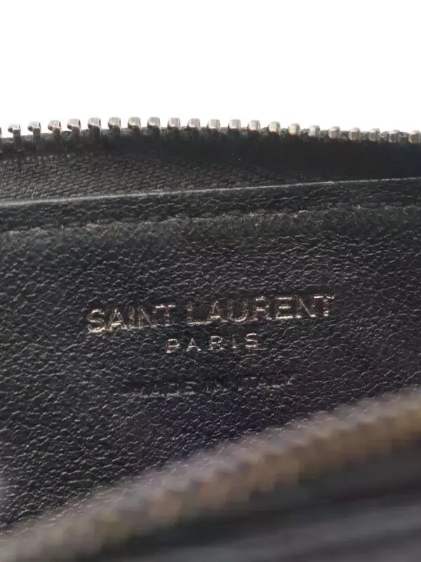 Saint Laurent 2000s Leather Key Ring Purse