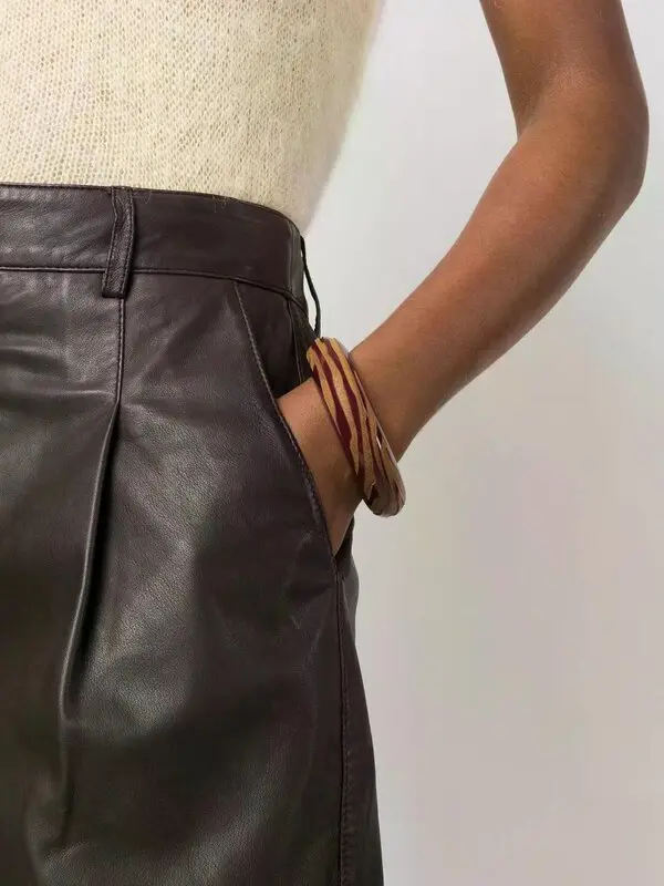 LOUIS VUITTON 2000s Zebra Motif Bangle Bracelet