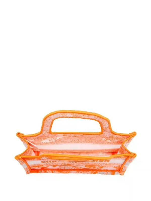 Dior Floral-pattern Tote Bag - Orange