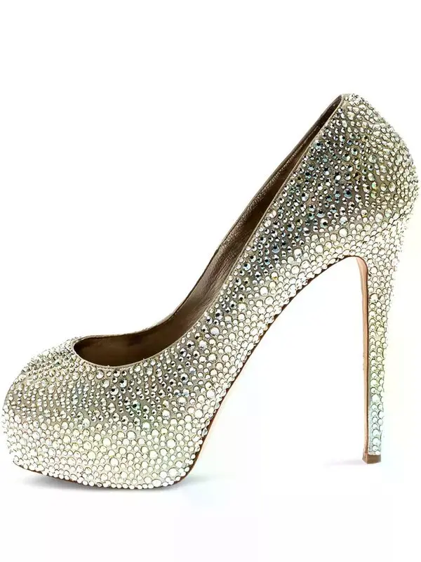 LE SILLA 135mm Rhinestone-embellished Pumps