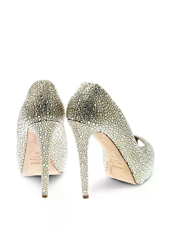 LE SILLA 135mm Rhinestone-embellished Pumps
