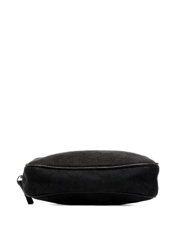 Gucci Gg Canvas Crossbody Bag - Black
