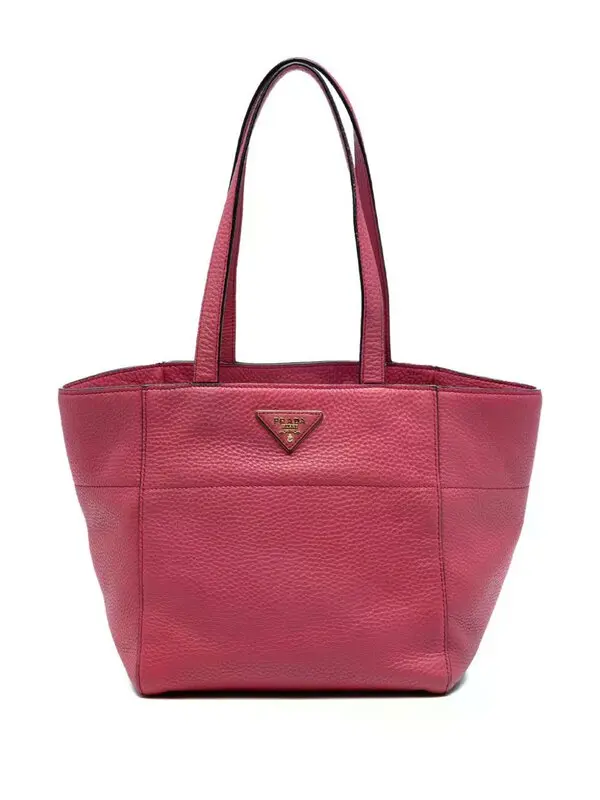Prada Vitello Daino Tote Bag - Pink