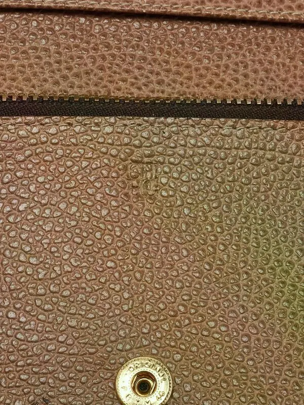 Carolina Herrera Pre-owned Ch Leather Grain Wallet