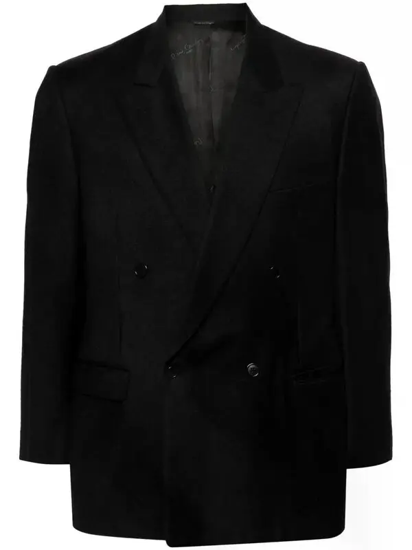 Pierre Cardin 1990s Peak Lapels Double-breasted Blazer