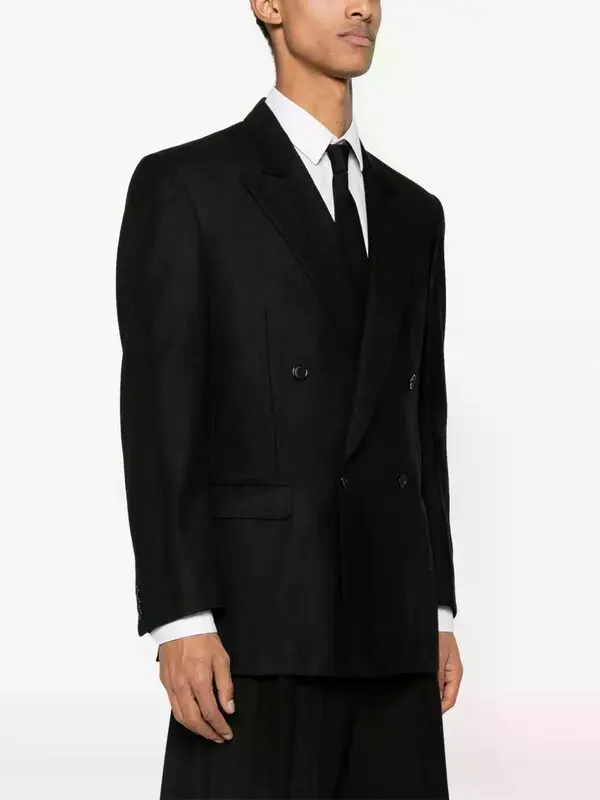Pierre Cardin 1990s Peak Lapels Double-breasted Blazer