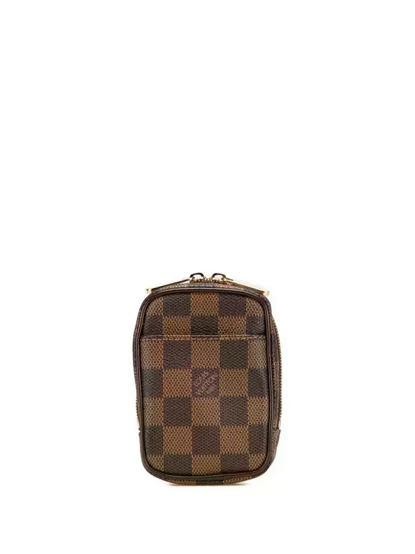 LOUIS VUITTON 2007 Damier Ebene Etui Okapi Pm - Brown