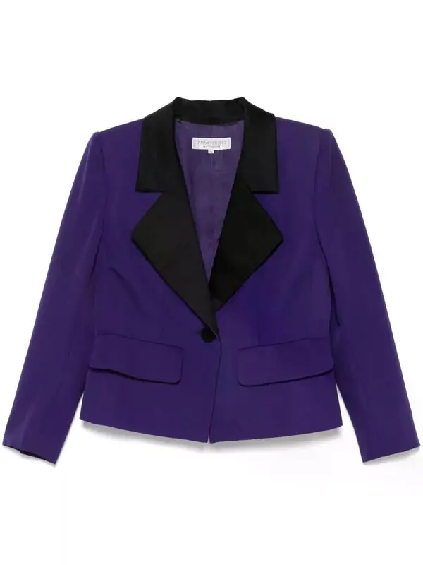 Saint Laurent Pre-owned 1980s Wool Blazer