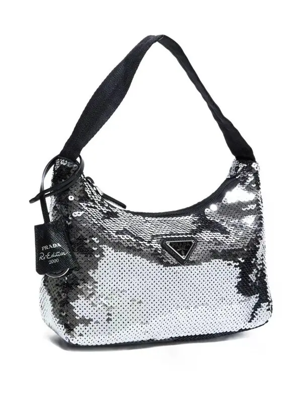 Prada 2020s Re-edition 2000 Shoulder Bag - Metallic