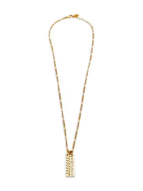 Versace 2010-2020s Greca Medusa Necklace - Gold