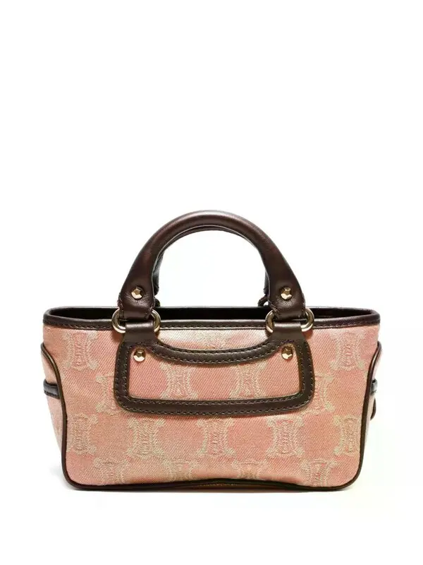 Celine 1990-2000s Macadam Canvas Mini Tote Bag