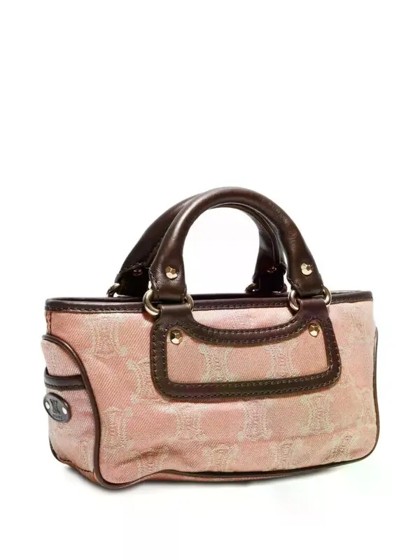 Celine 1990-2000s Macadam Canvas Mini Tote Bag
