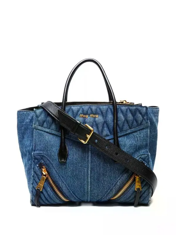 Miu Miu 2010 Denim Tote Bag
