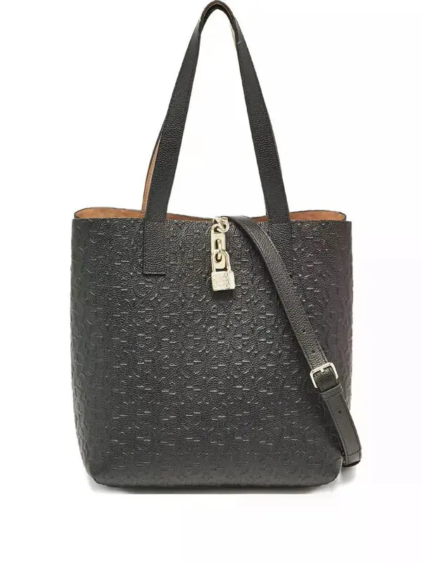 AIGNER Embossed-lock Tote Bag
