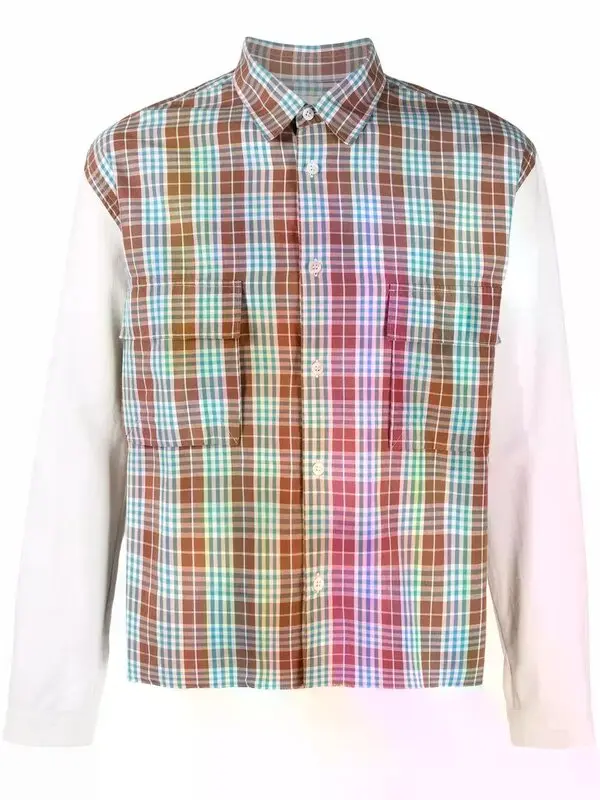 Comme Des Garçons 1990s Plaid Check Shirt - Brown