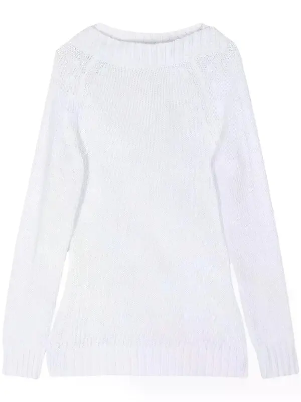 Celine Boat-neck Cotton Jumper