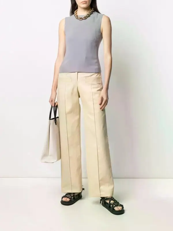 Giorgio Armani 1990s Round-neck Sleeveless Top