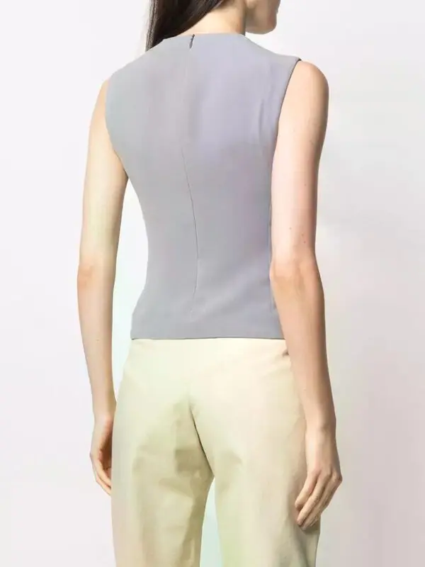 Giorgio Armani 1990s Round-neck Sleeveless Top