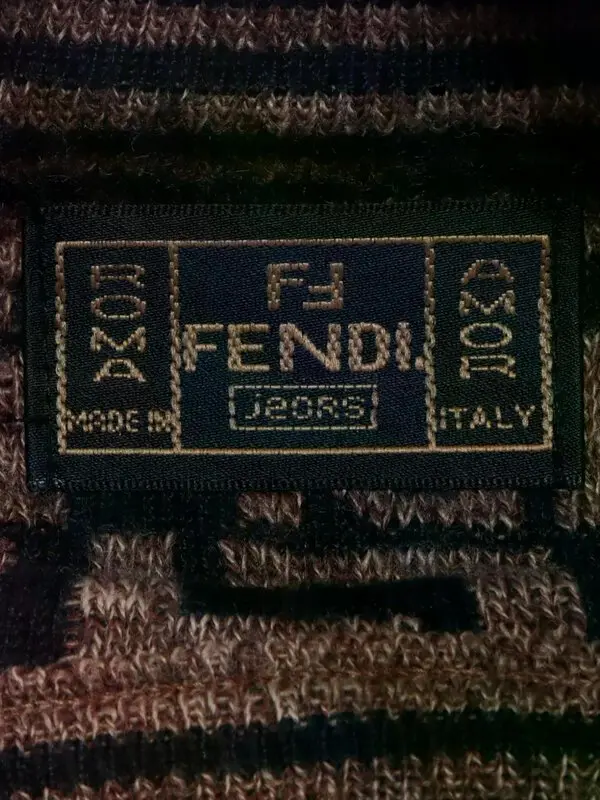 Fendi 1980s Zucca Sweater