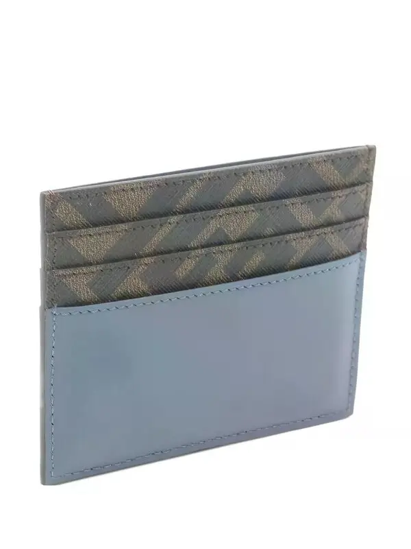 Fendi Logo-plaque Cardholder - Blue