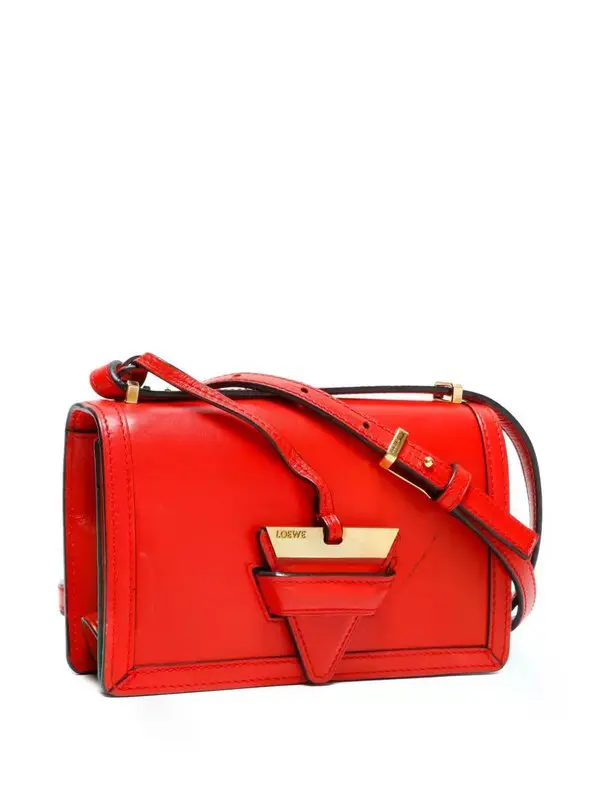 Loewe Barcelona Leather Crossbody Bag - Red