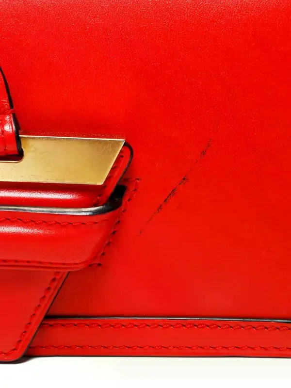 Loewe Barcelona Leather Crossbody Bag - Red