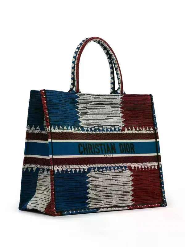 Dior 2019 Large Book Tote Bag - Blue