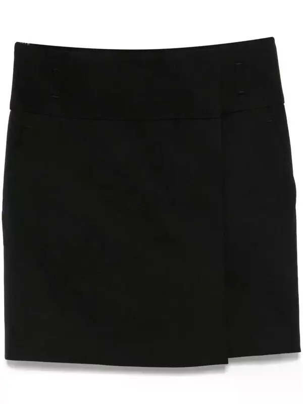Gucci 2000s Wool Mini Skirt - Black