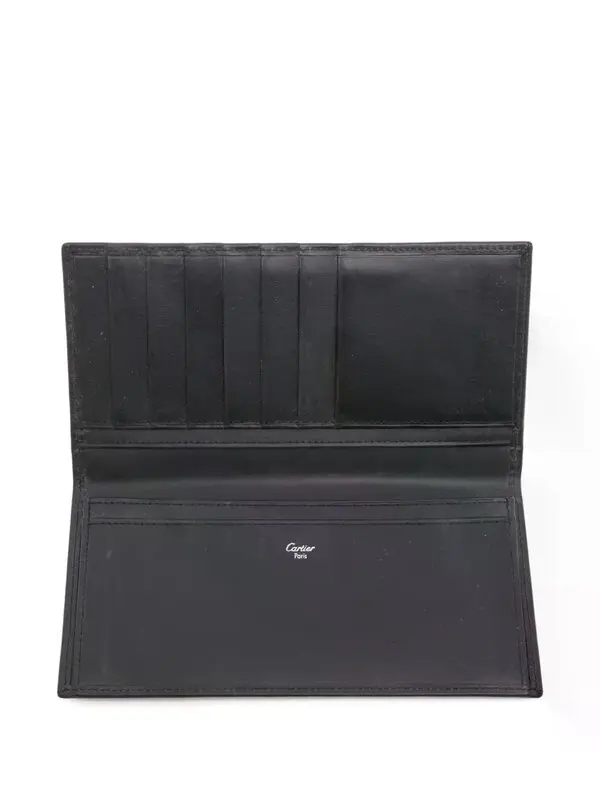CARTIER 2000-2010s Logo-embossed Bi-fold Wallet
