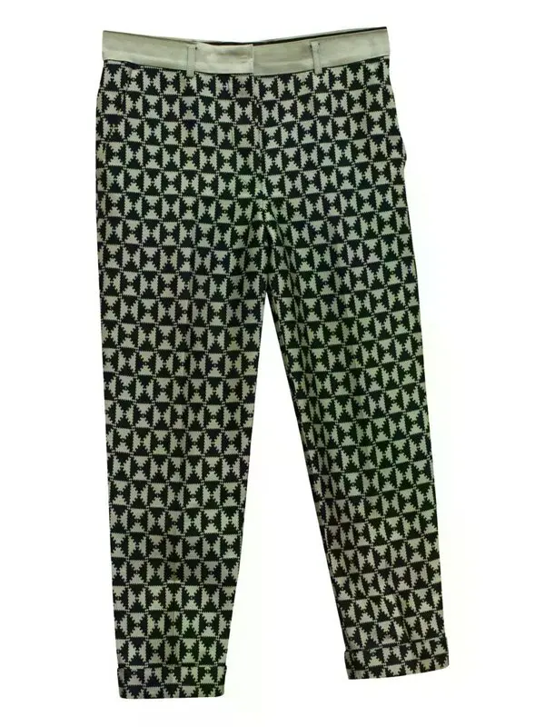 HAIDER ACKERMANN Geometric-print Trousers