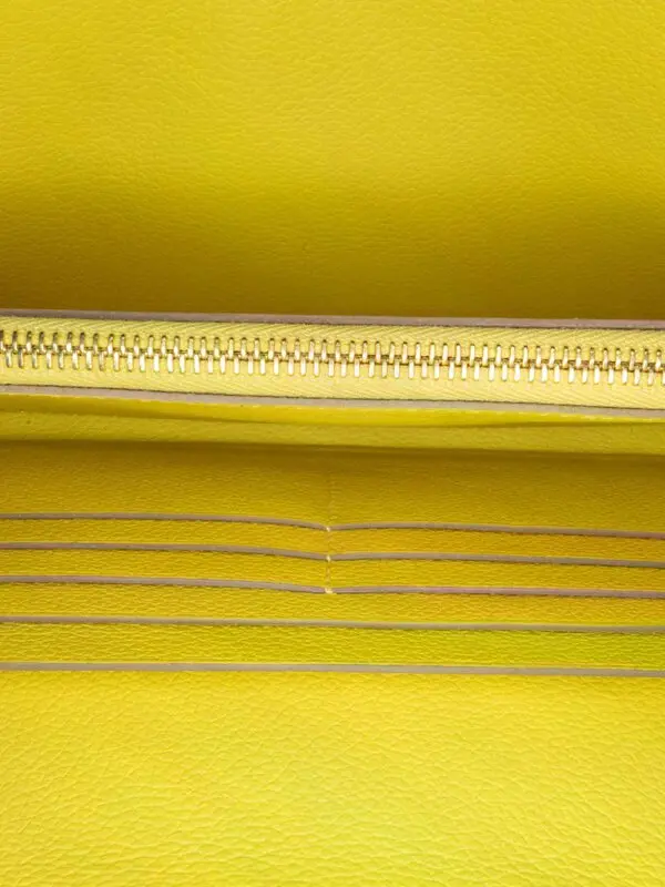 Hermès 2022 Evercolor Constance Wallet To Go Crossbody Bag - Yellow