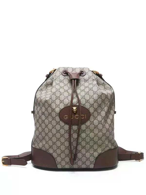 Gucci 2000s Gg Canvas Backpack